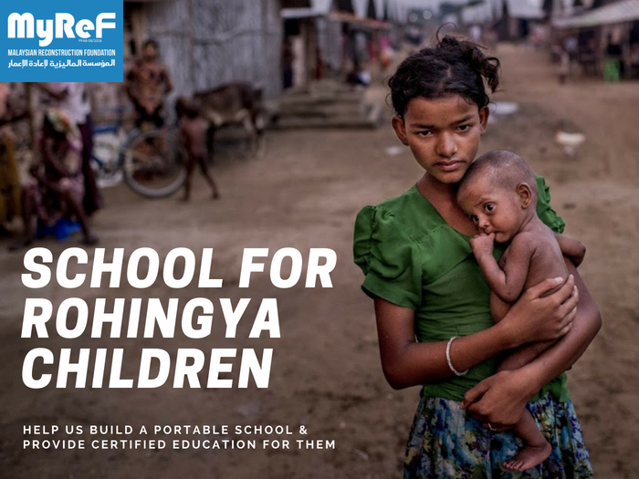 Portable School For Rohingya Refugees Children | LaunchGood | LaunchGood